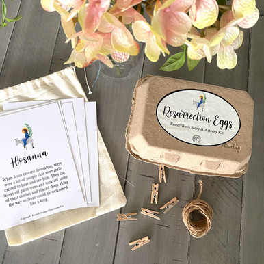 Resurrection Eggs - Easter Week Story & Activity Kit - Pick Your Plum