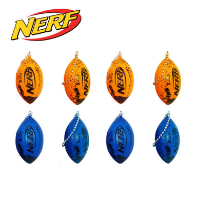 Nerf® 4-Count Football Squishy Fun Mini Football Keychain (2-Pack ...