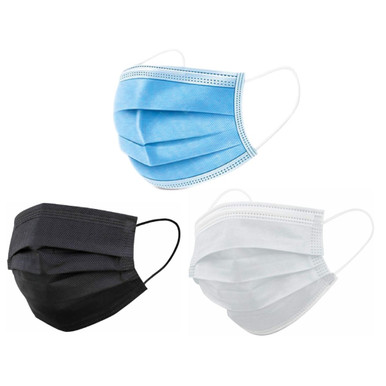 Disposable 3-Ply Protective Face Mask (100-Pack) - Pick Your Plum