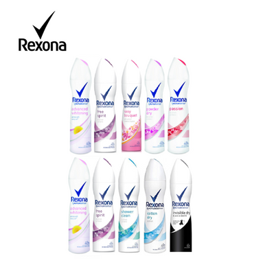 Rexona® MotionSense™ Deodorant Body Spray, 150mL (10-Pack) - Pick Your Plum
