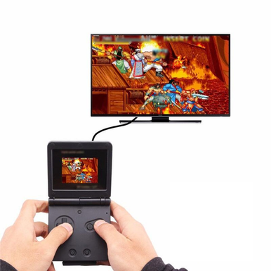 Super Retro Handheld Game Console with Built-in 500 Games - Pick Your Plum