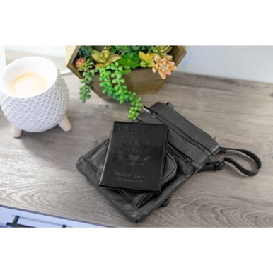 Leather Crossbody Bag with CDC Passport Holder (5 Colors) - Pick Your Plum