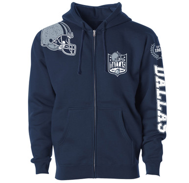 Football Home Team Zip-up Hoodie - Pick Your Plum