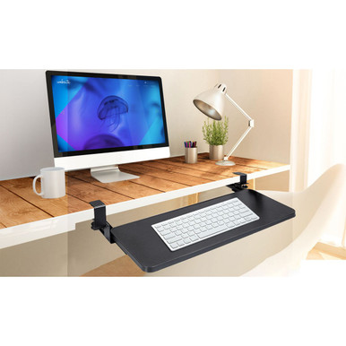 NewHome™ Sliding Under Desk Keyboard Mouse Tray - Pick Your Plum