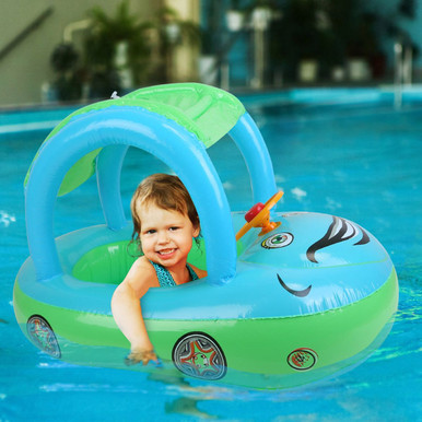 CoolWorld Floating Pool Inflatable Car for Babies - Pick Your Plum
