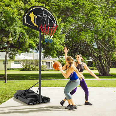 4.25-10-Foot Portable Adjustable Basketball Hoop System - Pick Your Plum