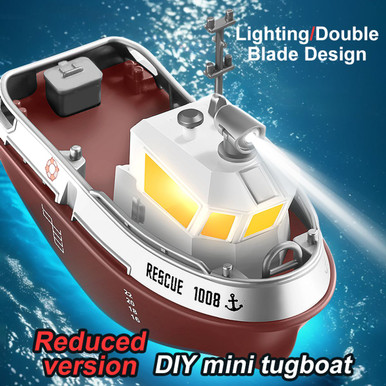 Mini Remote Control Boat 2.4G Wireless Remote Control Ship Children's ...