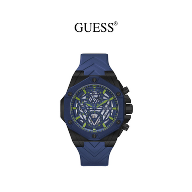 Guess® Women's Formula Blue Dial Watch - Pick Your Plum