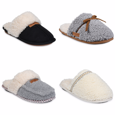 GaaHuu™ Women's Memory Foam Scuff Slippers - Pick Your Plum