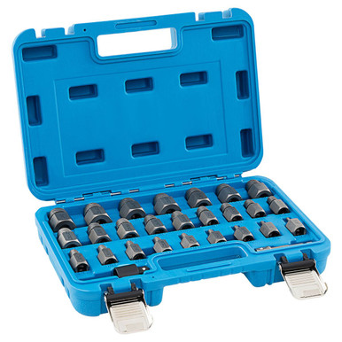 27-Piece Multi-Spline Screw Extractor Set - Pick Your Plum