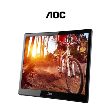 AOC e1659Fwu 16-Inch Ultra Slim Powered Portable Monitor - Pick Your Plum