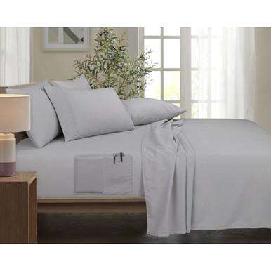 Bamboo Comfort 6-Piece Smart Sheet Set with Side Pocket - Pick Your Plum
