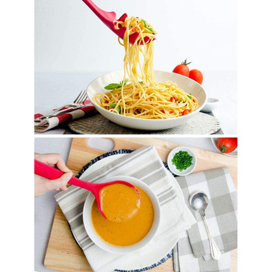 6-Piece Large Silicone BPA-Free Non-Stick Utensil Set - Pick Your Plum