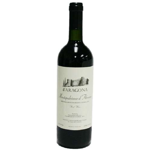 d'Aragona Montepulciano d'Abruzzo DOC Italy 2020 750 mL - PeterKoffMW.com