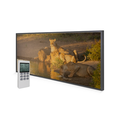595x1195 Lion Family Image NXT Gen Infrared Heating Panel 700W Black ...