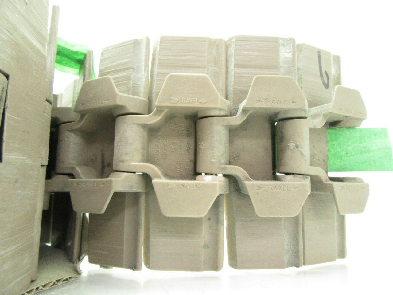 rex link tabletop 880 dim4.5"w x 10.5"l w/ tabletop conveyor chain ...