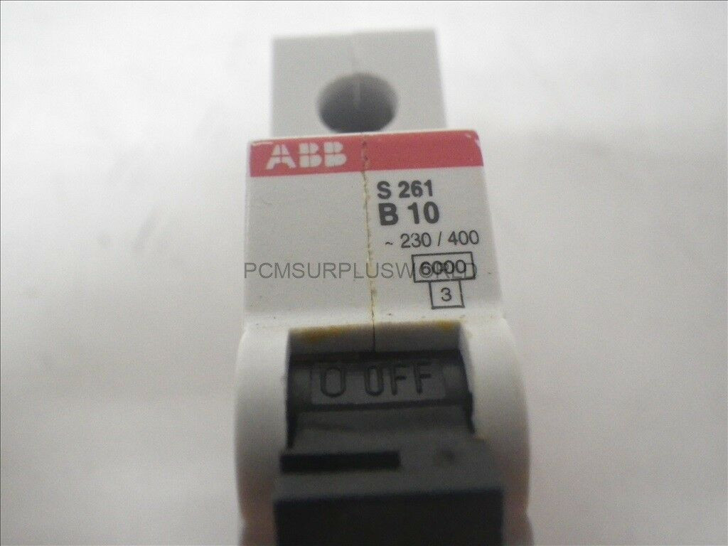 S261 B10 ABB Circuit Breaker 1 Pole (Used and Tested) - PCM SURPLUS WORLD