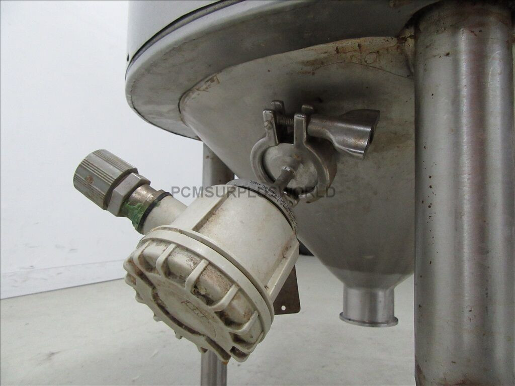 Insulated Stainless Steel Vessel, Reservoir, Conical Tank 200 L. - PCM ...
