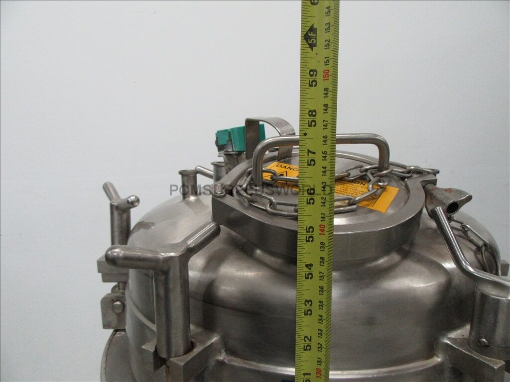 Insulated Stainless Steel Vessel, Reservoir, Conical Tank 200 L. - PCM ...