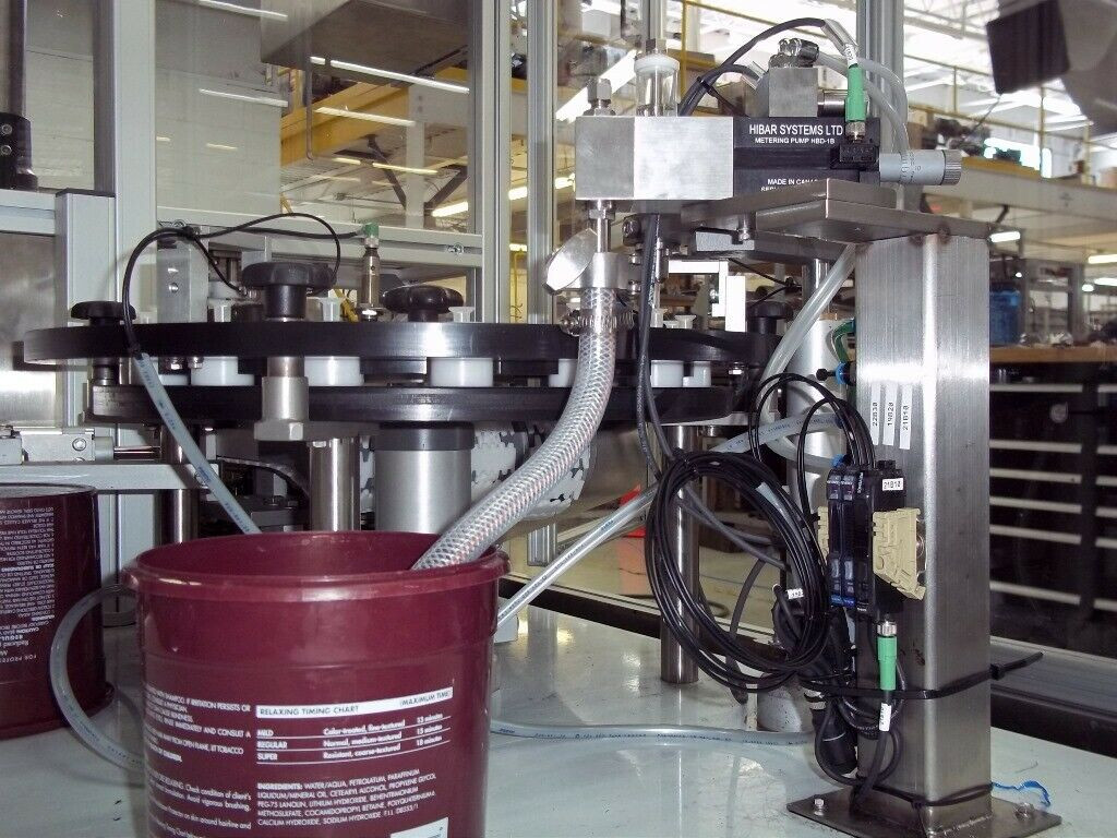 Groninger filler model KFVG201, last running syringes with pucks