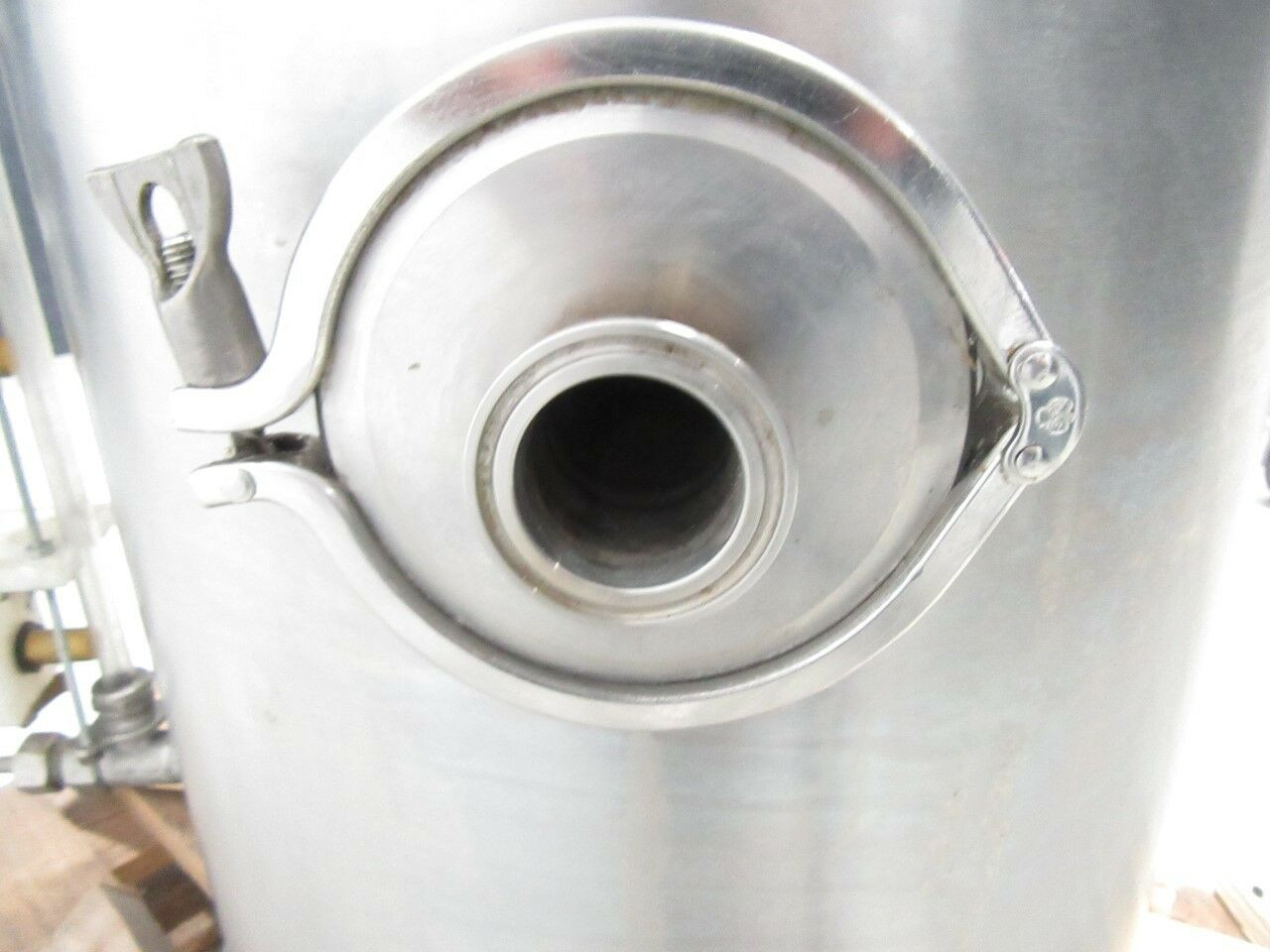 100L Stainless Steel Tank Hopper, Single Wall, Multiple Tri-clamp (USED ...