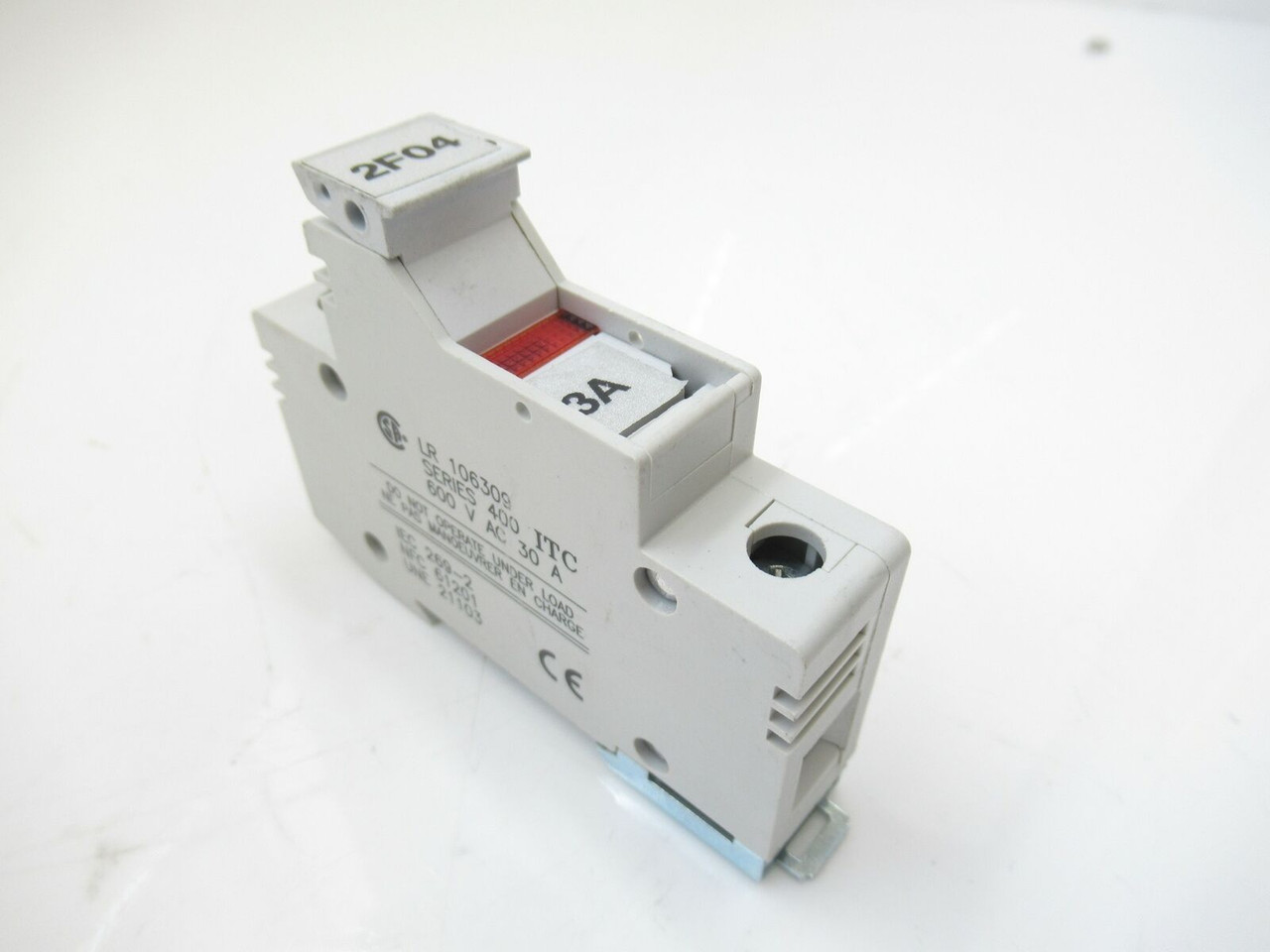 ITC LR 106309 FUSE HOLDER 30AMP 600VAC LOT OF 5 (USED TESTED) - PCM ...