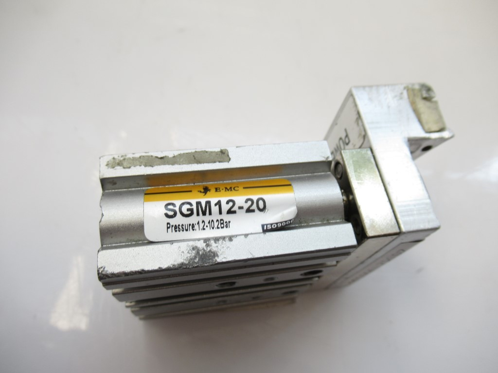 EMC SGM12-20 SG 1.2-10.2 Bar Pressure Pneumatic Cylinder - PCM SURPLUS ...