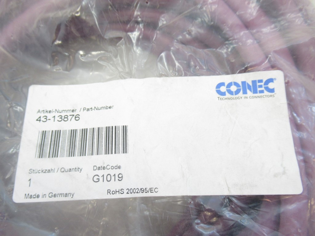 Conec 43-13876 Cable Assembly Connector Male Female - PCM SURPLUS WORLD