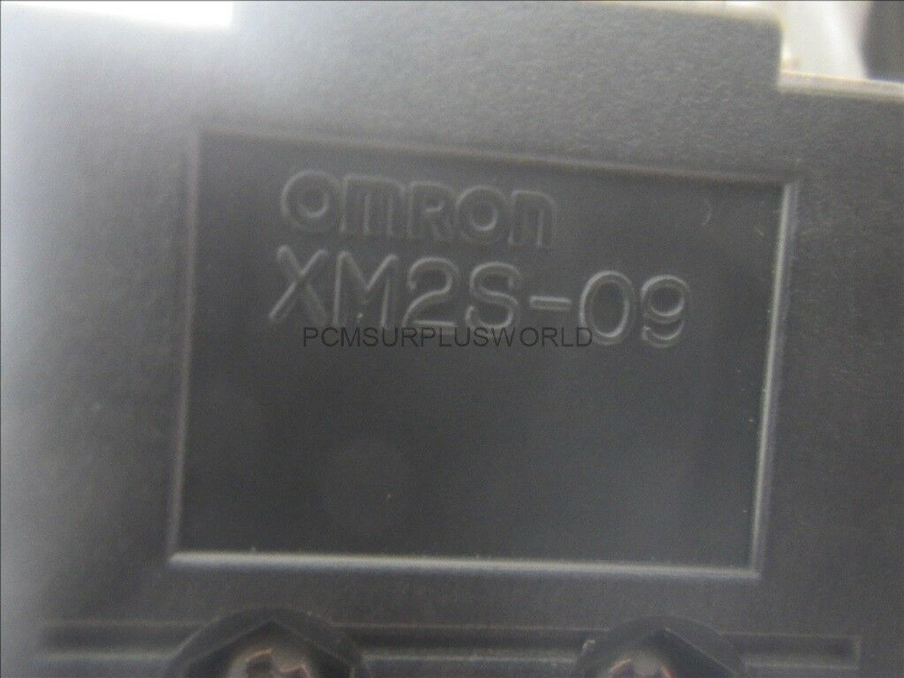 XM2S-09 XM2S09 Omron Connector Terminal 9 Pin Male W/ Belkin Cable R7J304 (Used) - PCM SURPLUS WORLD