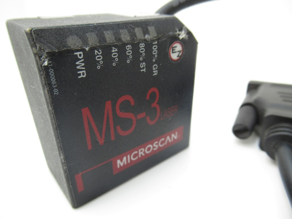 MICROSCAN model ms-3 single line, low density, cable 36" FIS-0003-0001 ...