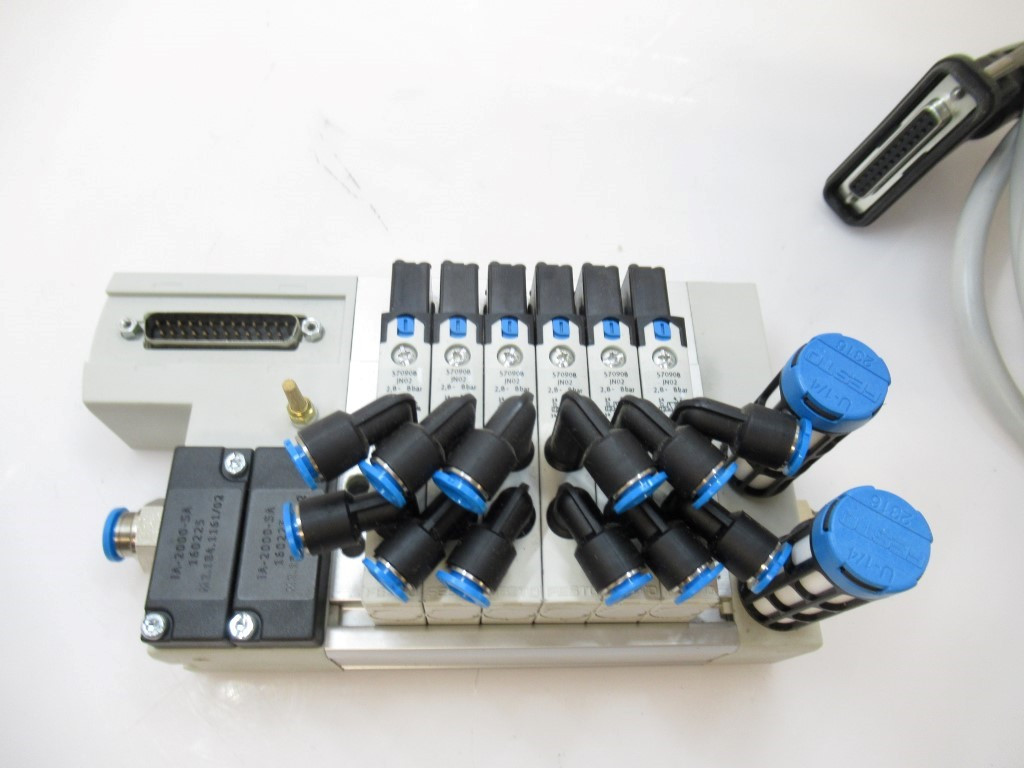 553983 Festo P1652444 VTUB-12 Valve Manifold W/ CABLE 538223 FESTO ...