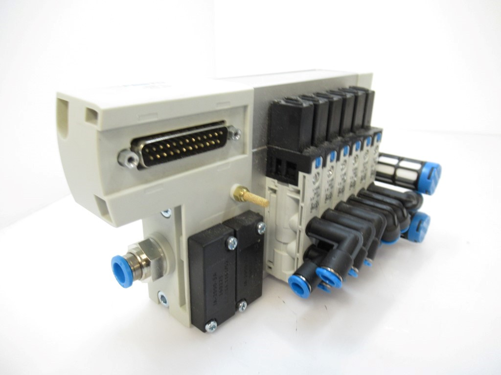 553983 Festo P1652444 VTUB-12 Valve Manifold W/ CABLE 538223 FESTO ...