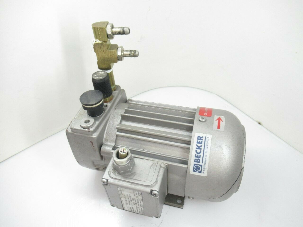 Becker 40813253271 D 63 A2 P Vacuum Pump VT 4.4 Filter with fitting ...
