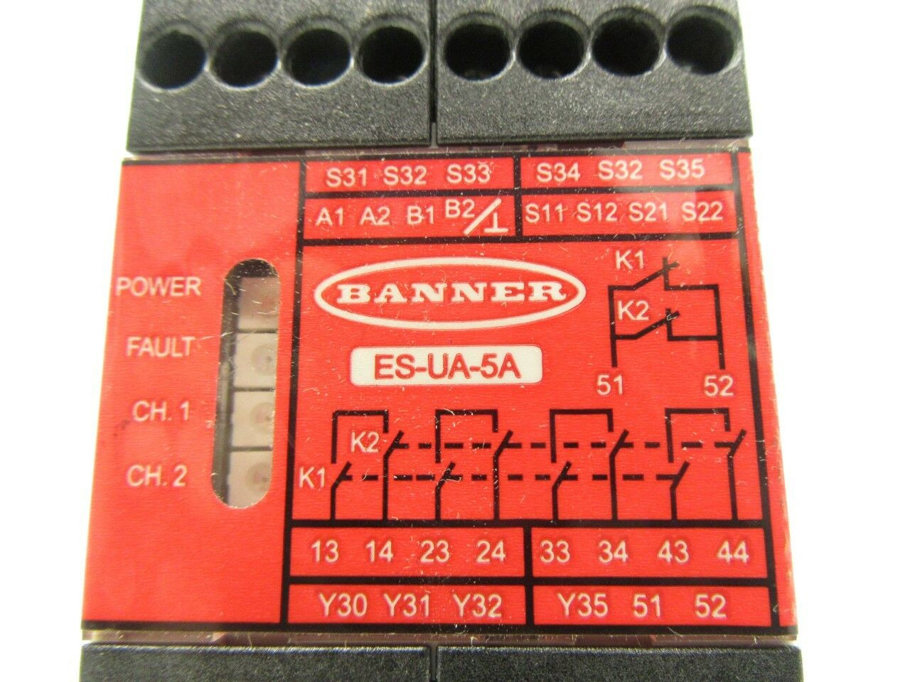 ES-UA-5A ESUA5A Banner Safety Relay 2 Channel (Tested Used) - PCM ...