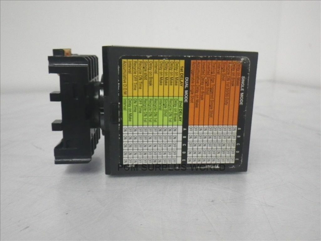 TRDU120A2 SSAC time delay relay (Used and Tested) - PCM SURPLUS WORLD