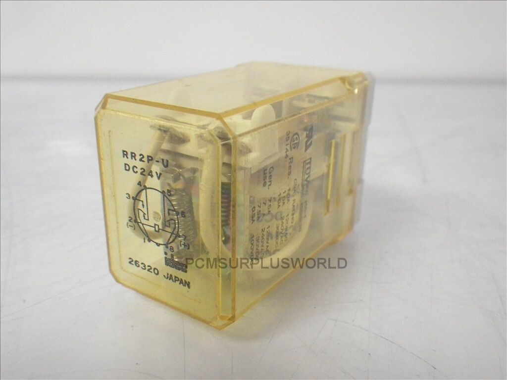RR2P-U Idec relay 8-pin DC24V 10A (Used and Tested) - PCM SURPLUS WORLD