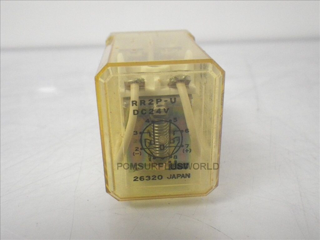 RR2P-U Idec relay 8-pin DC24V 10A (Used and Tested) - PCM SURPLUS WORLD