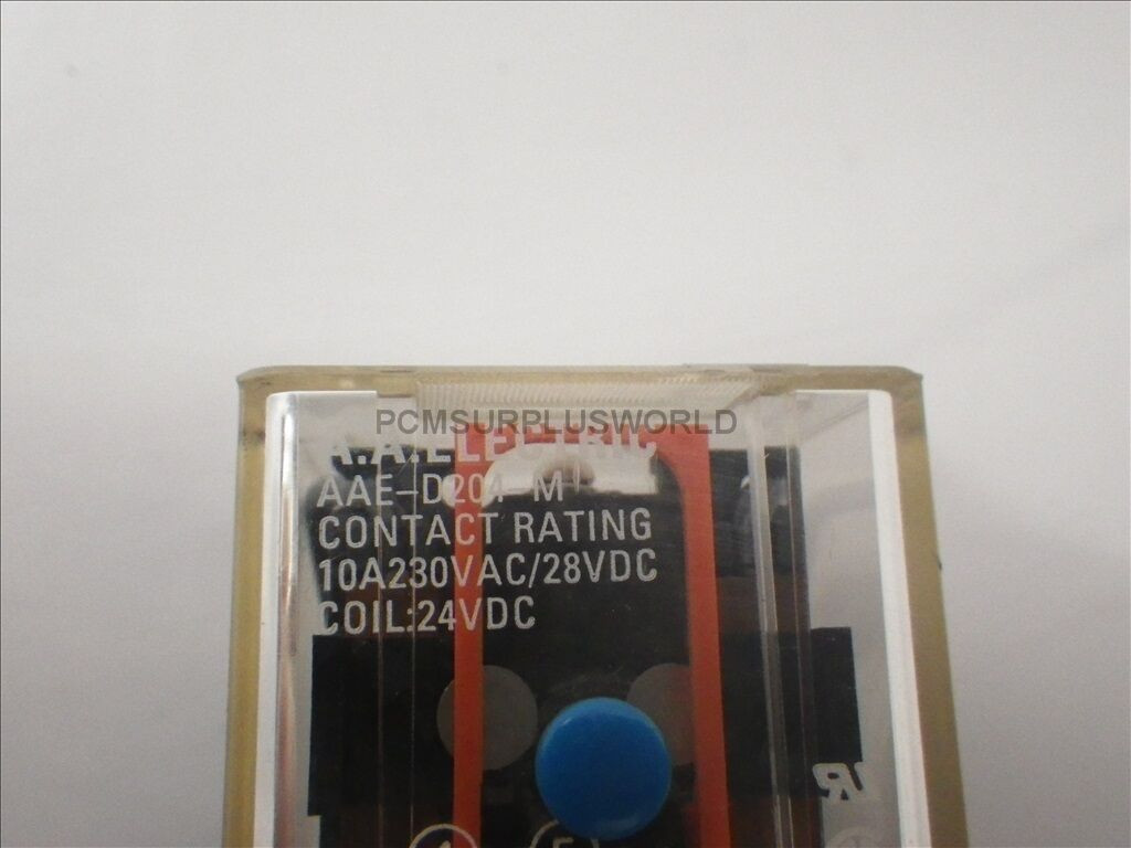 AAE-D204-M AAED204M AA Electric Relay 24VDC Coil 8Pin (Used and Tested ...