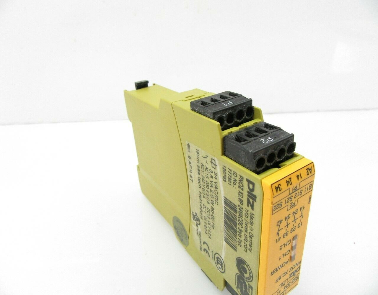 777301 , PILZ , SAFETY RELAY MODULE (PNOZ X2.8P) (used tested) - PCM ...