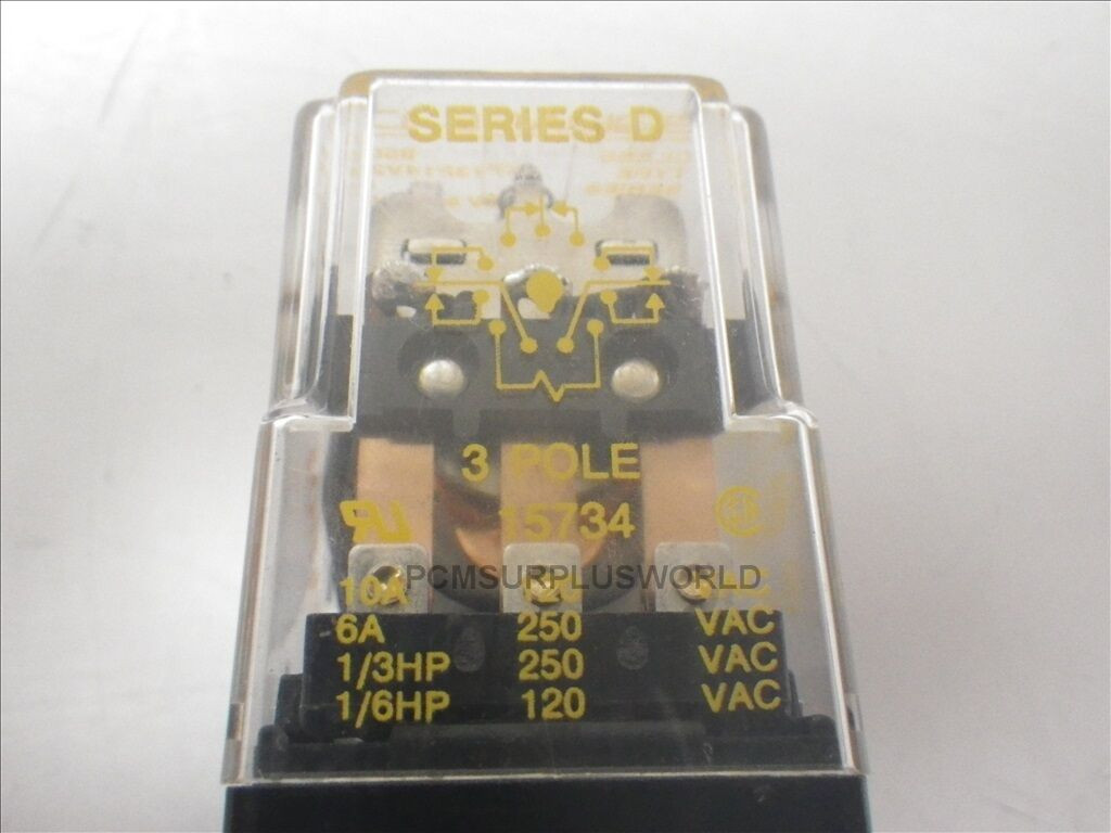 8501KP13P14V20 Square D Ser. D relay 120V 50/60Hz (Used and Tested ...