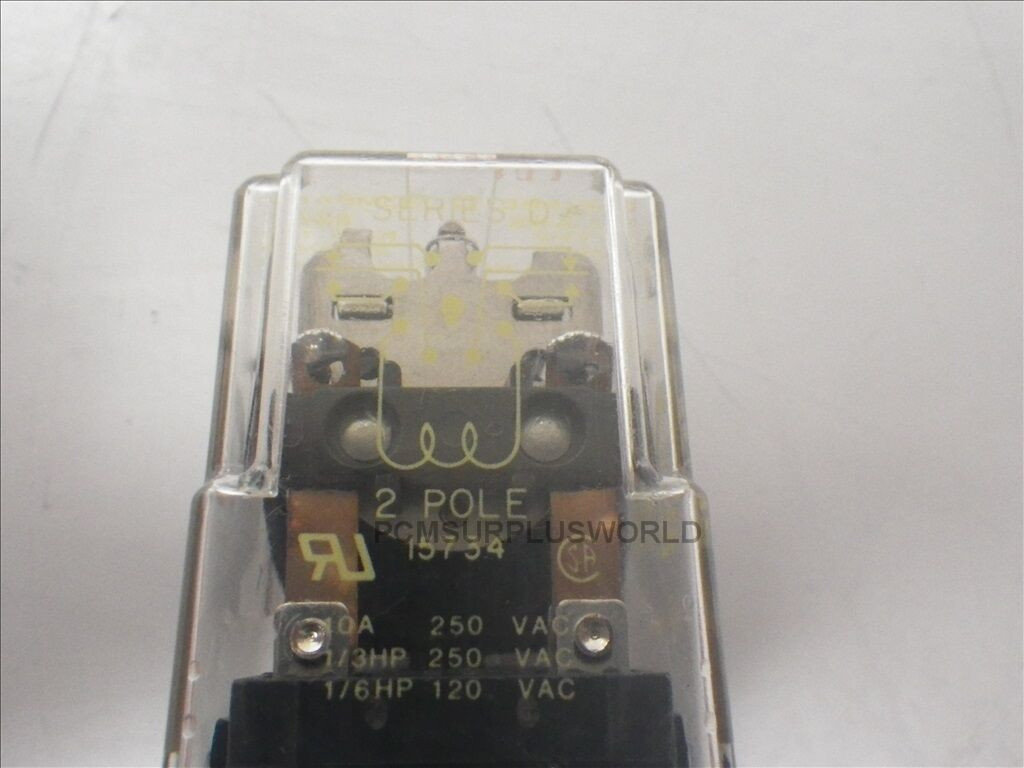 8501 KPD12 2PDT Square D relay 24VDC (Used and Tested) - PCM SURPLUS WORLD