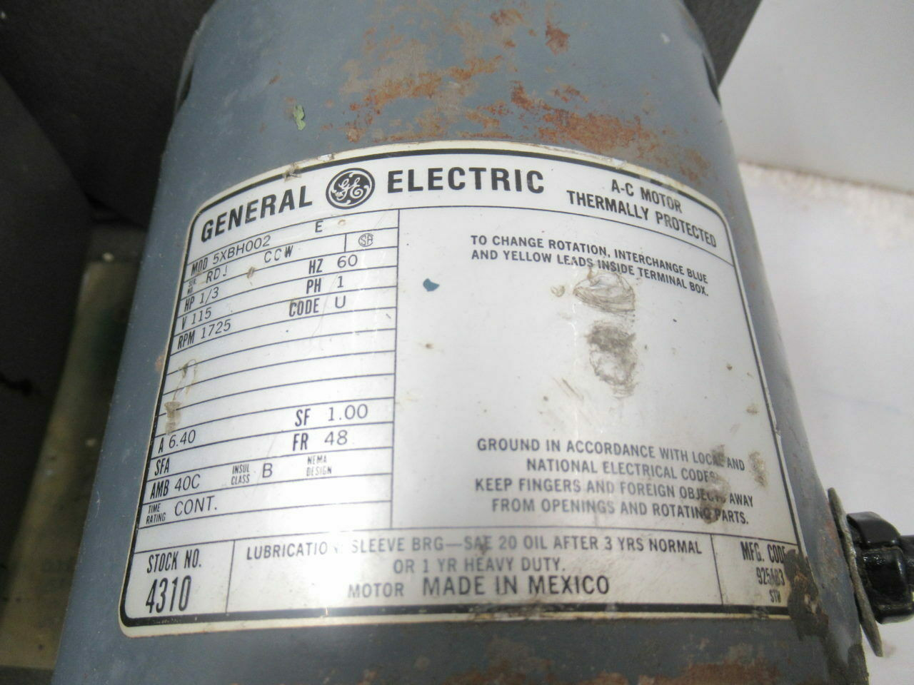 General Precision Scientific D25 Belt Drive Rotary Vane Vacuum Pump D-2 ...