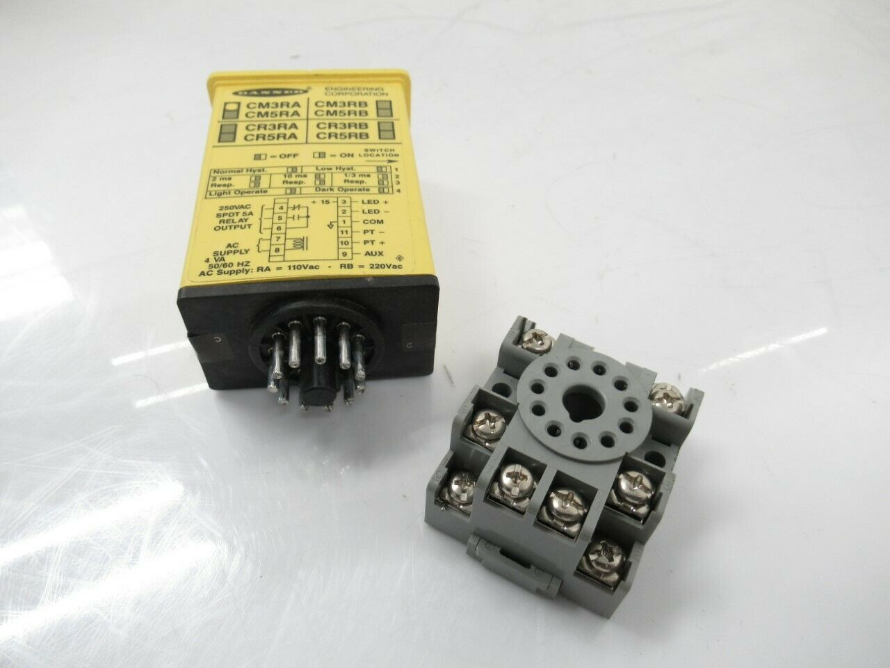 Cm3ra + Base Banner Sensor Amplifier Module (Used Tested) - PCM SURPLUS ...
