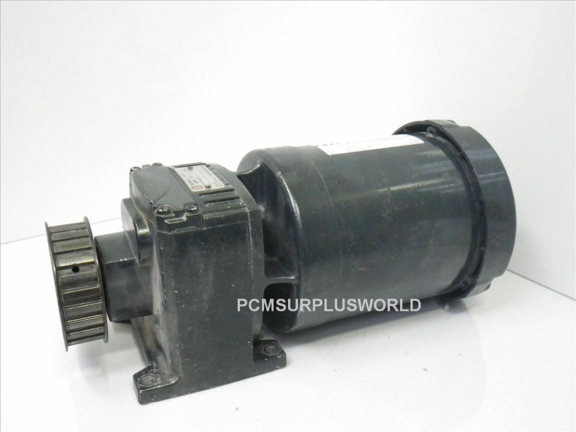 E180A Emerson Motor 0.5Hp with Gearbox Ratio 40:1 750 RPM (Used and ...