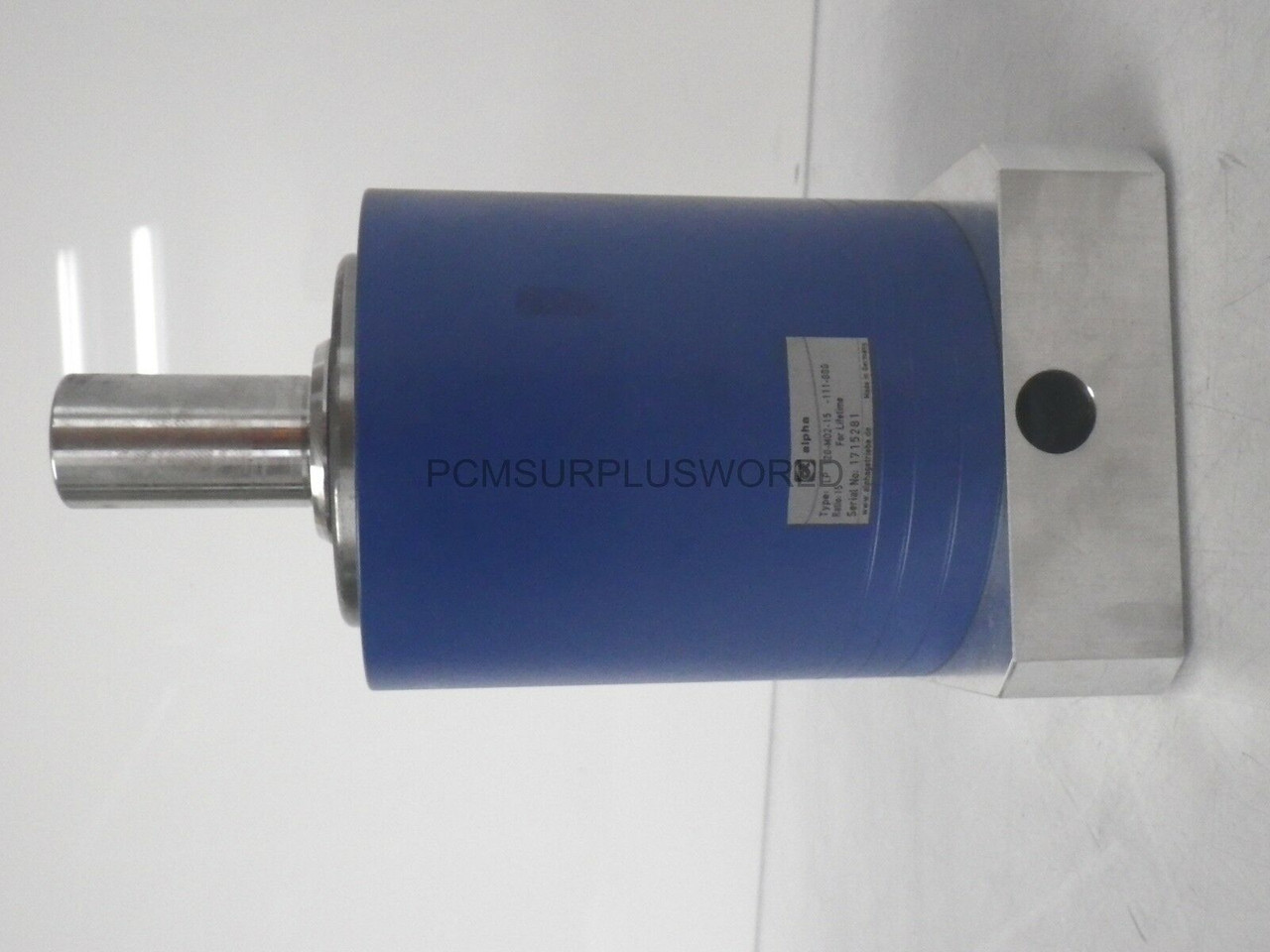 LP 120-M02-15-111-000 ALPHA GearBox Ratio 151 (Used and Tested) - PCM ...