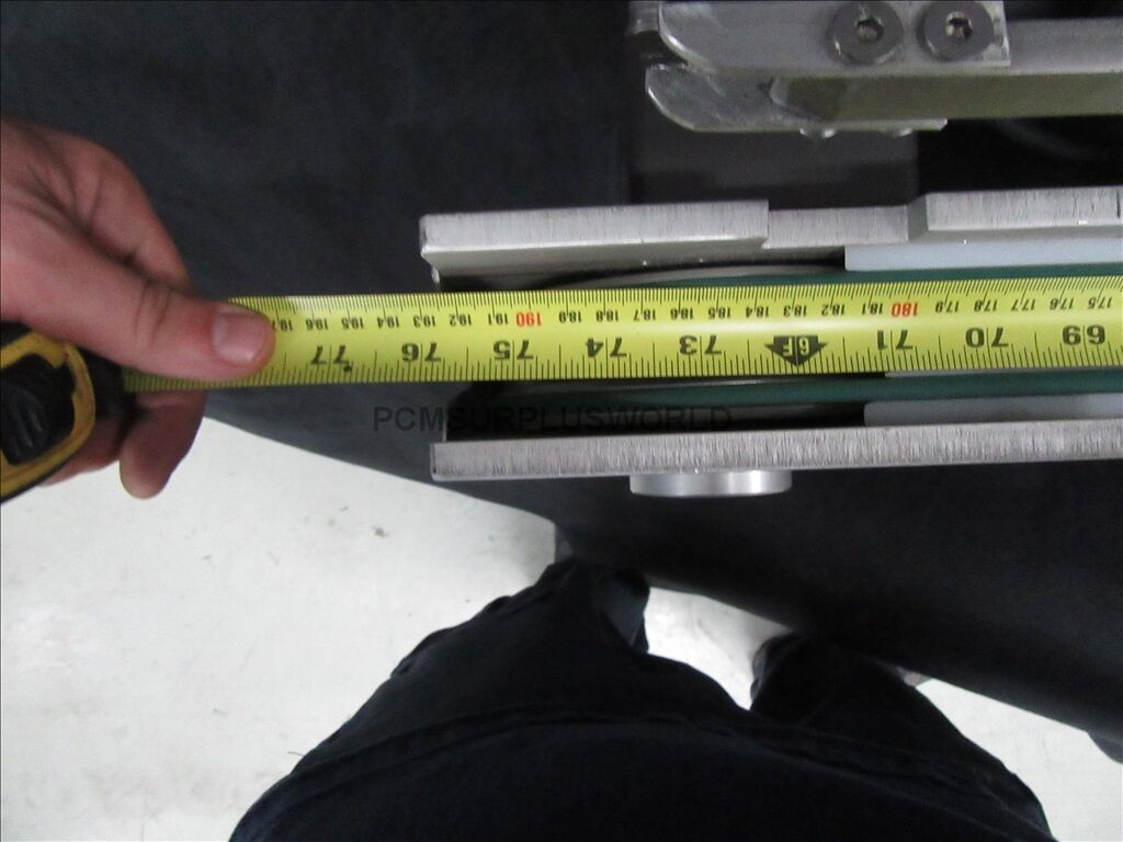 Polycord Blister Conveyor 1.75" X 76" With Motor 200-230 VAC ( Used and ...