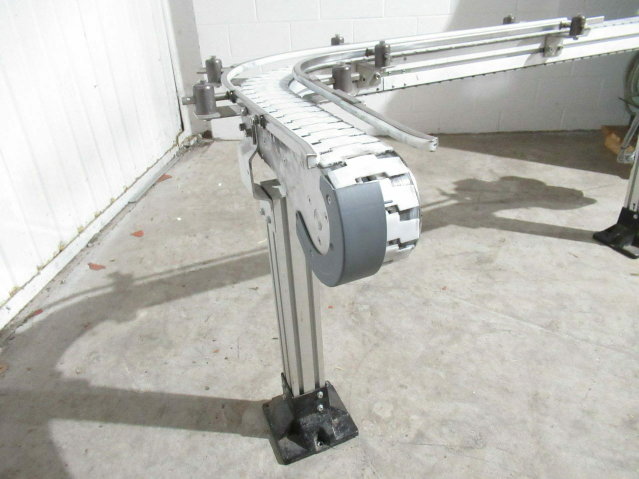 Aluminum L-Shape Conveyor Line System - 4' Width- 8 ft long (used ...