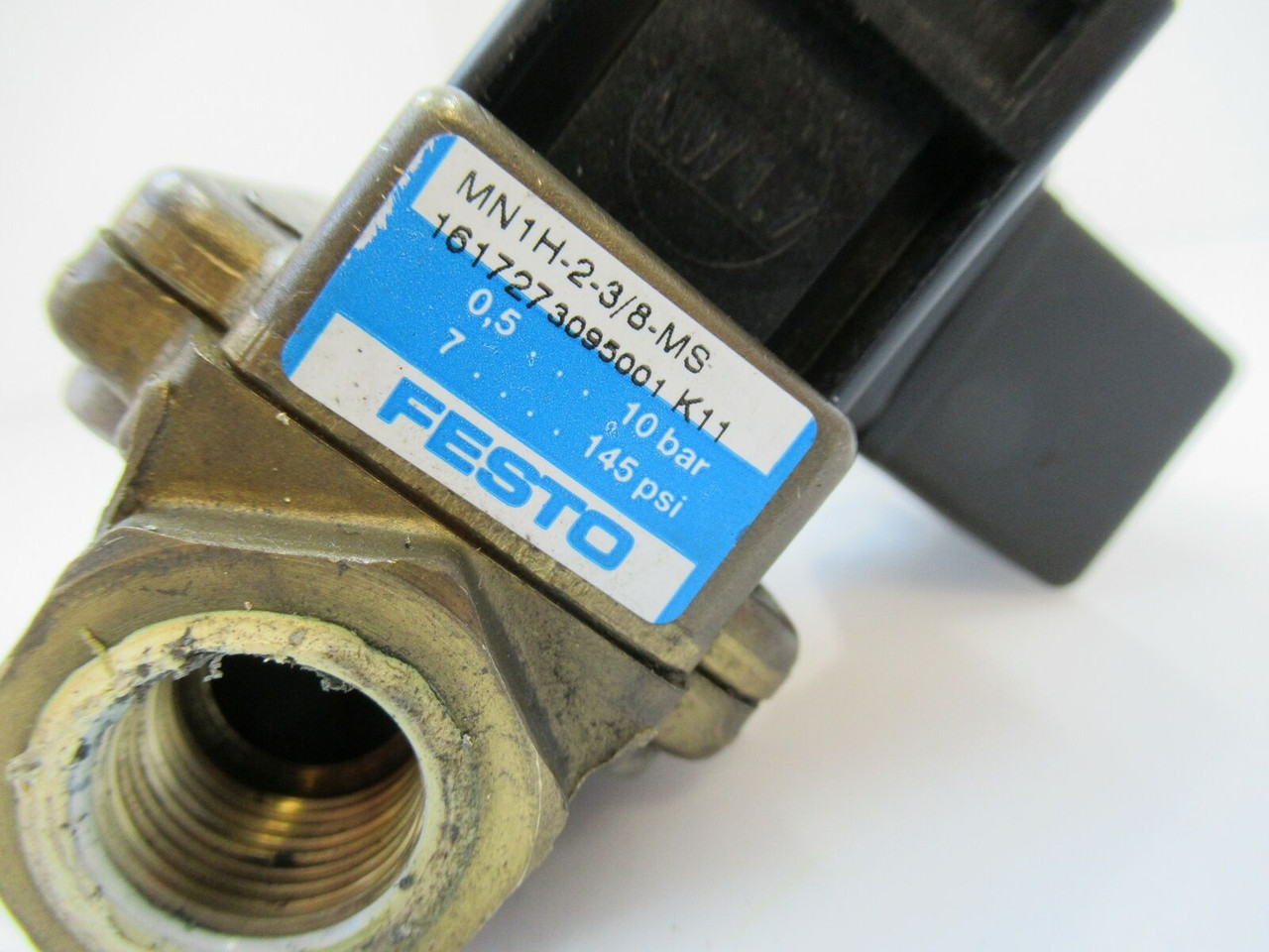 MN1H-2-3/8-MS FESTO SOLENOID VALVE (USED TESTED) - PCM SURPLUS WORLD