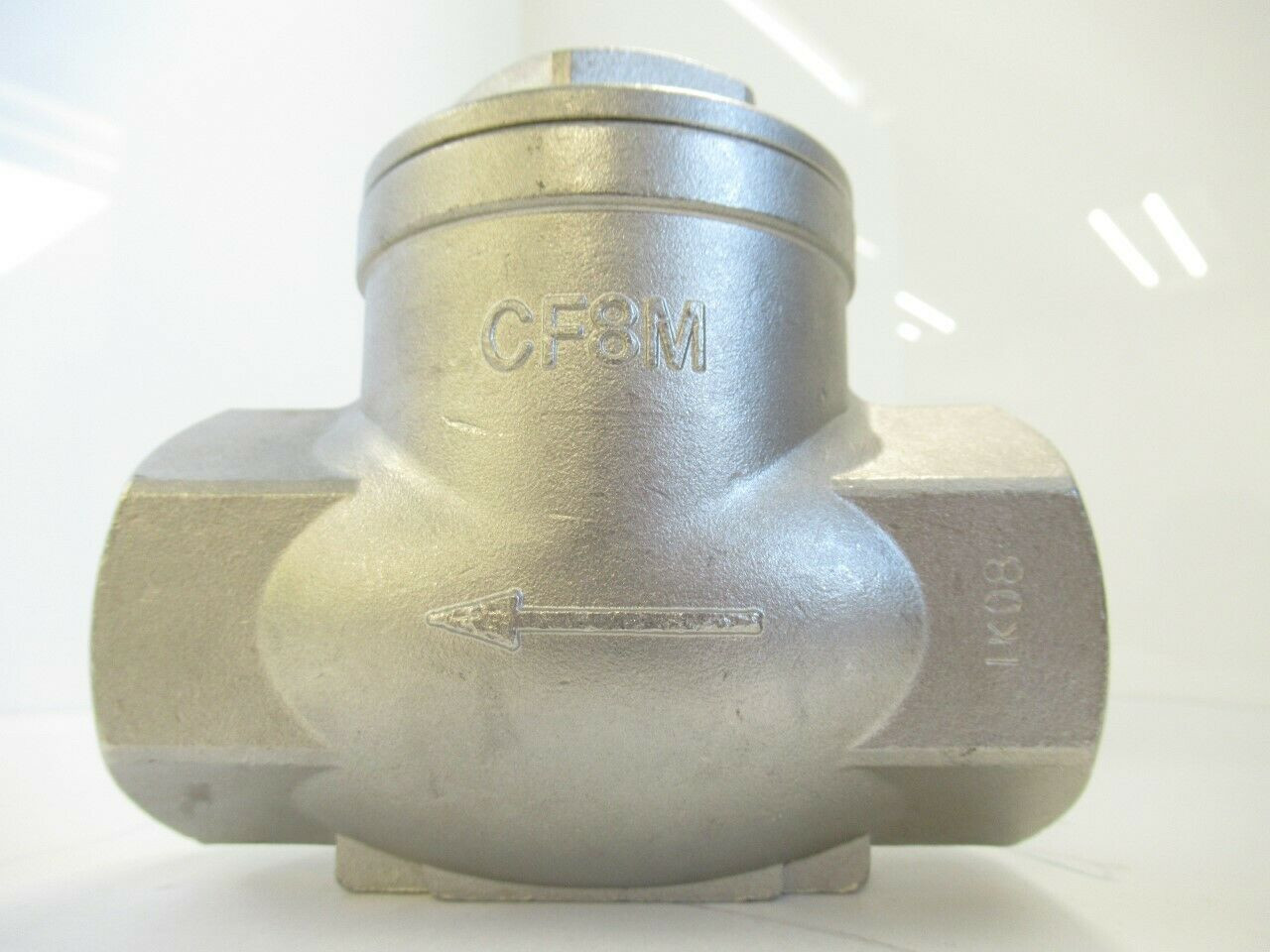 CF8M C.F.F. Threaded Swing Check Valve 1 1/2 - 200 - Stainless Steel ...