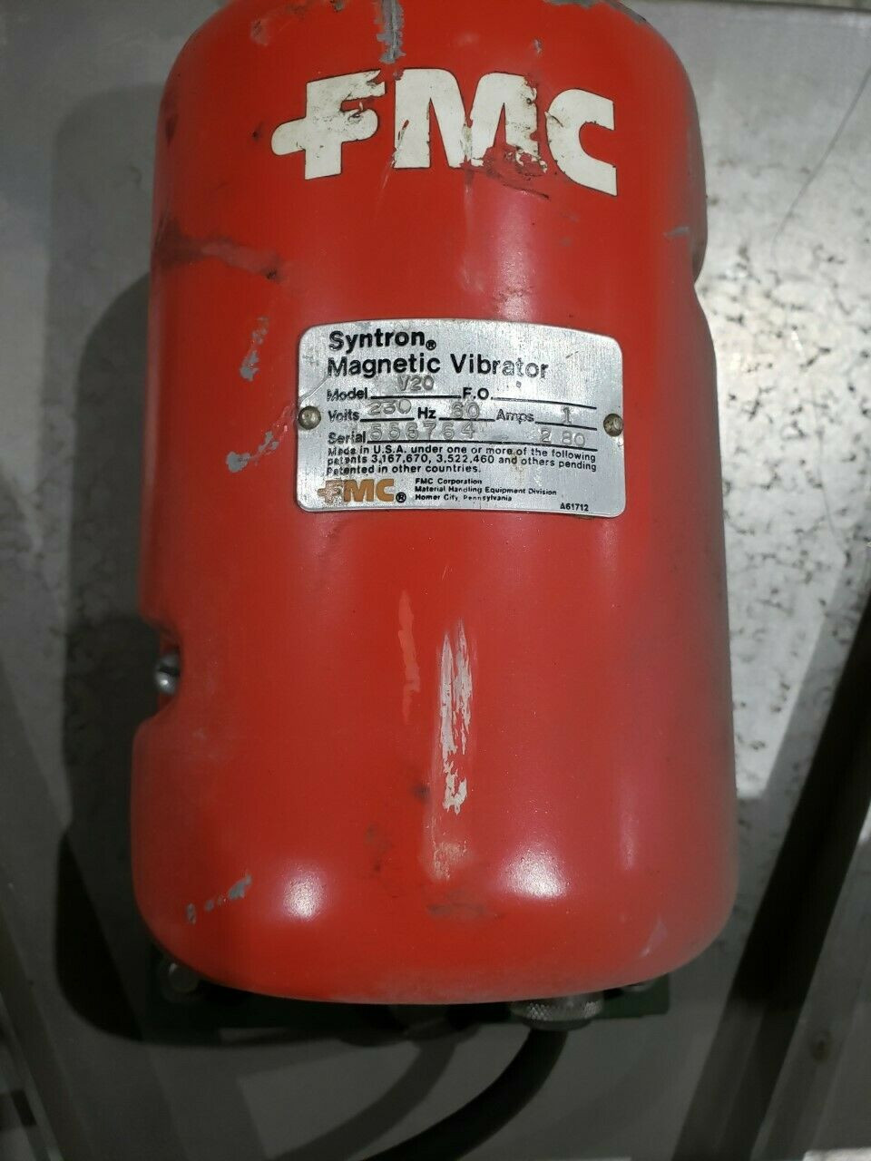 Feeder For Caps Or Machine Parts Sytron V20 230v Magnetic Vibrator ...